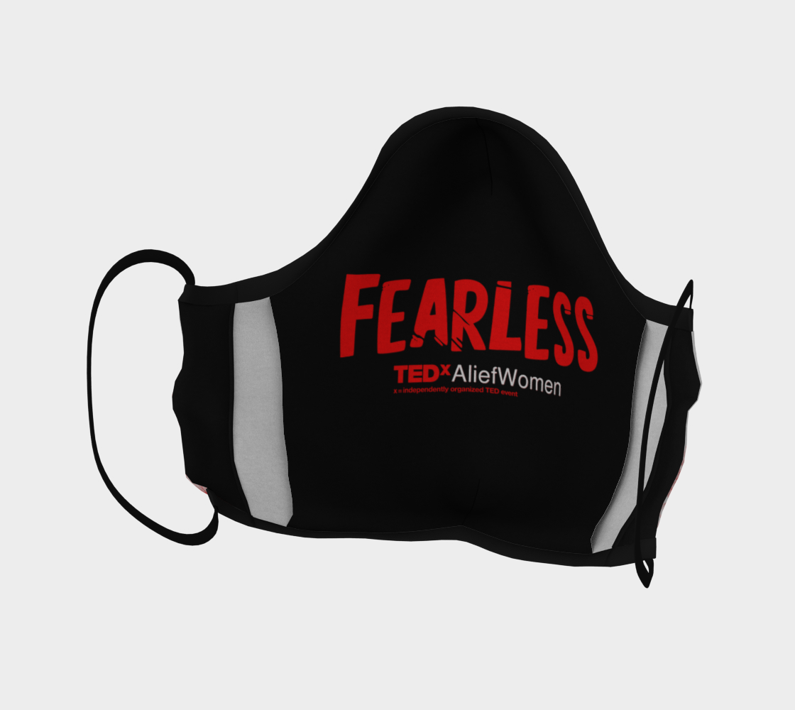 Red Fearless Mask – TEDxBessies Creek